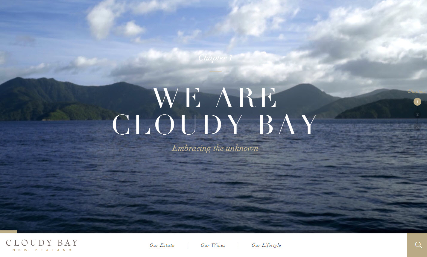 一番一站洋酒网站赏析：cloudybay官网_云华设计-站酷ZCOOL