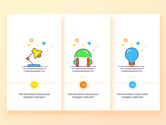 _小帅带你画UI－如何绘制MBE风格的启动页？_肖钰y-站酷ZCOOL