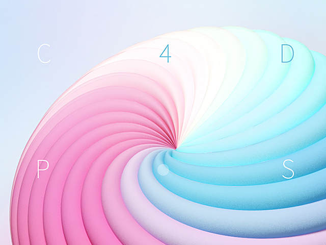 学C4D 019 制作漂亮的螺旋元素_87time-站酷ZCOOL