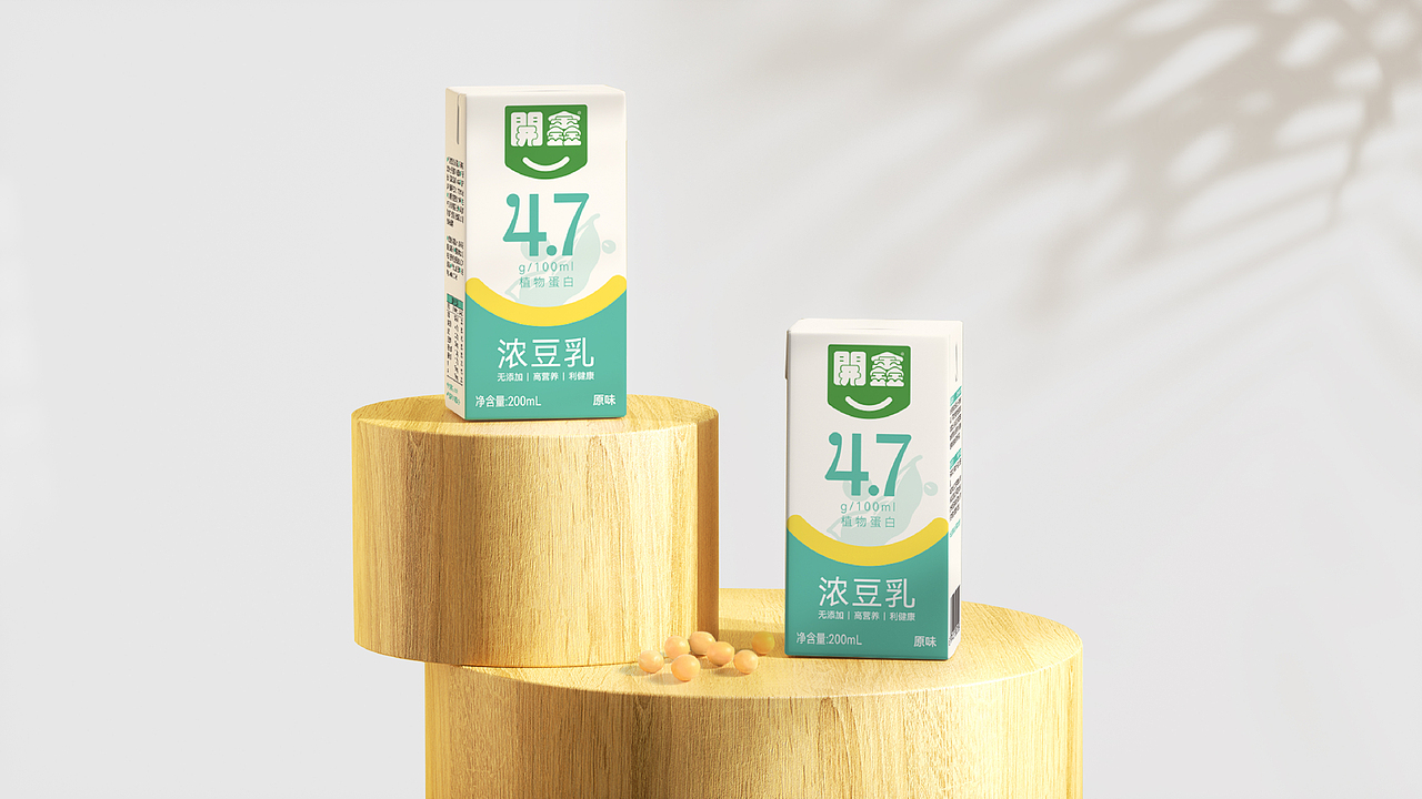 開鑫浓豆乳 包装设计 | CHENG成设计_CHENG成设计-站酷ZCOOL