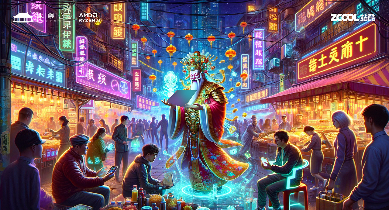 玄坛真君 赛博财神 在线发钱 ！！！_rango886-站酷ZCOOL