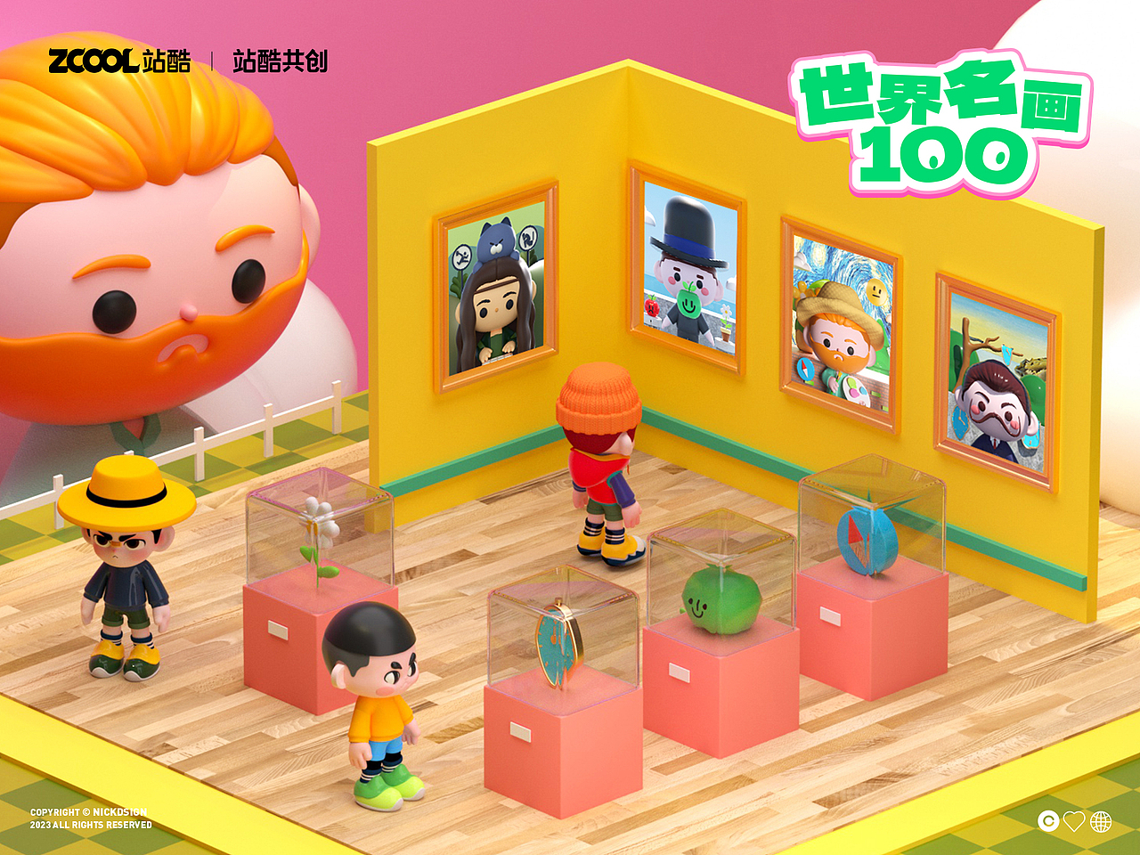 #世界名画100#《我有我的YOUNG》_NICK吕先生-站酷ZCOOL