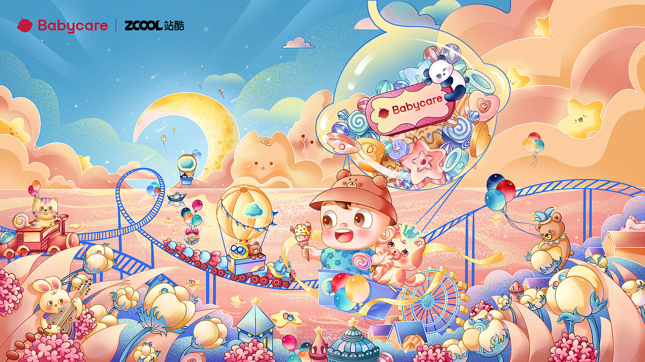 Babycare 糖果乐园_刘刘云-站酷ZCOOL