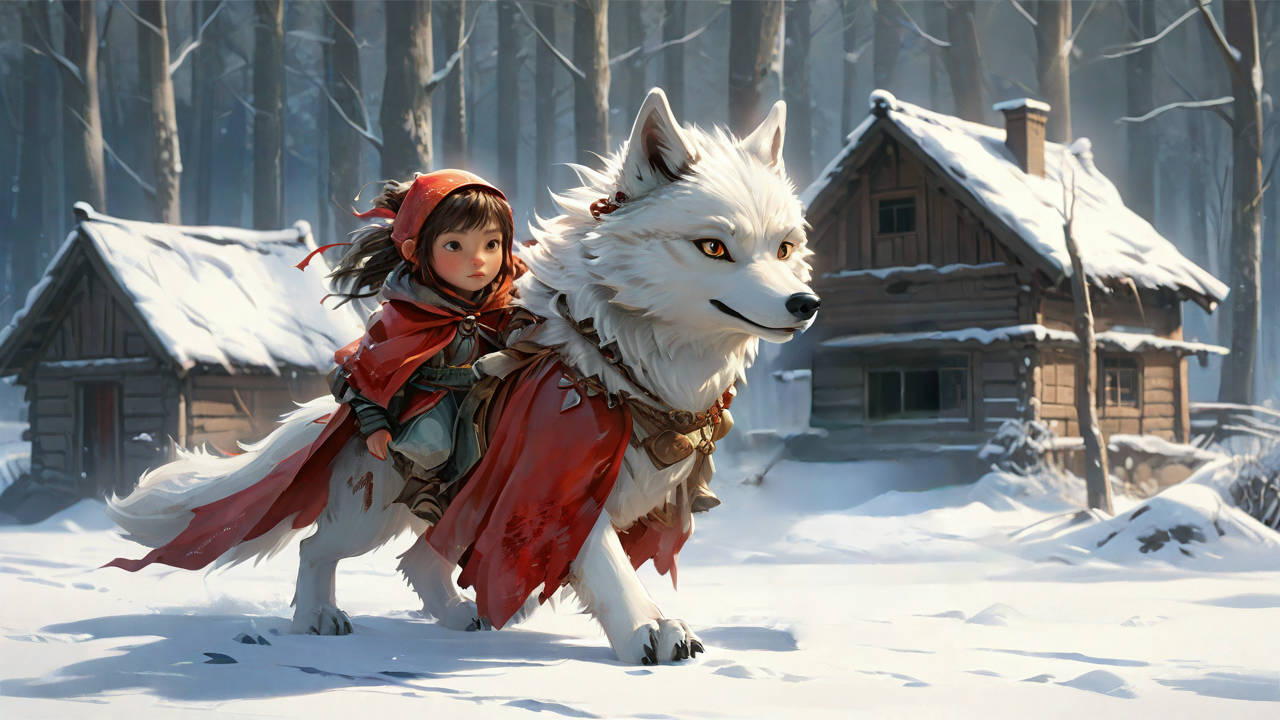 花木兰的孙女小红帽_xhamy-站酷ZCOOL