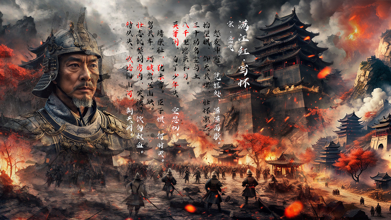 满江红·写怀_王大大0618-站酷ZCOOL