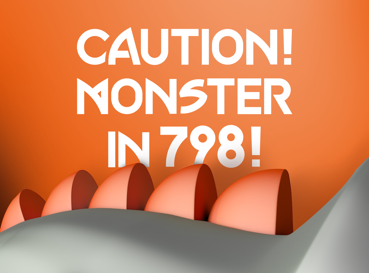 CAUTION! MONSTER IN 798!_MiterLee-站酷ZCOOL