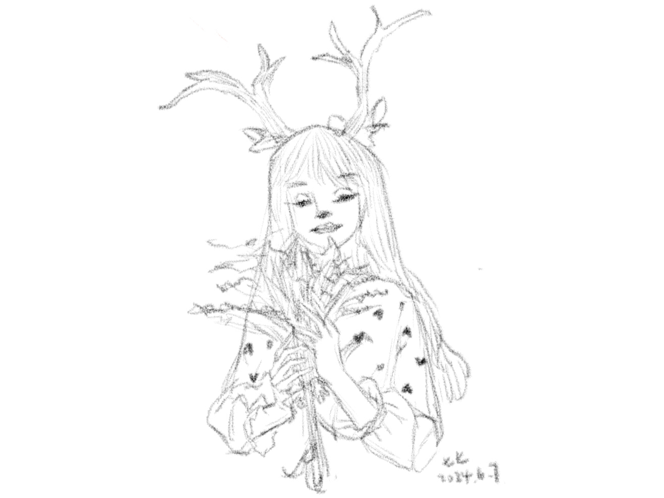 鹿女孩_NINA_125-站酷ZCOOL