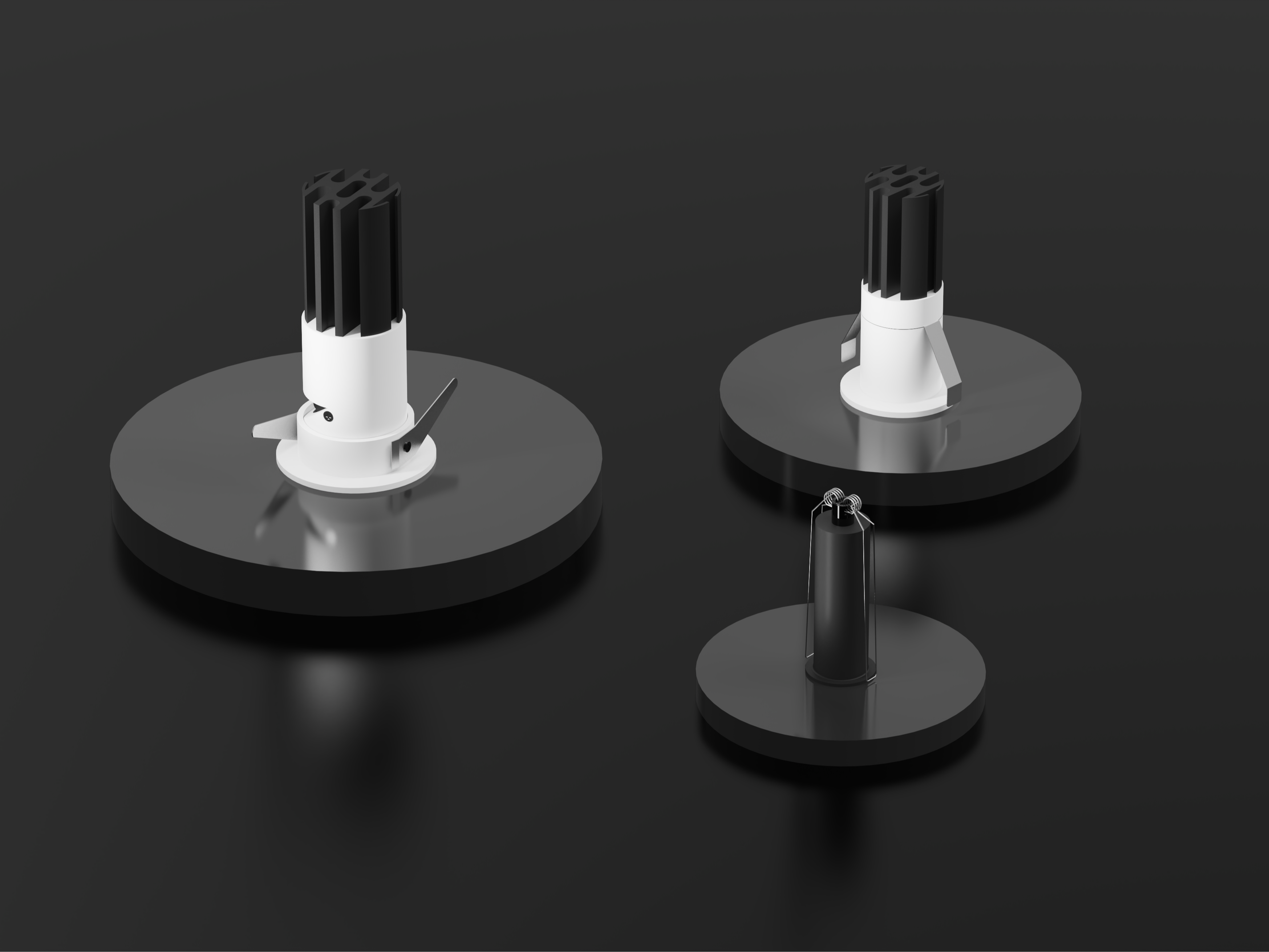 Keyshot丨Rhino 小开孔射灯场景渲染_Feukv-站酷ZCOOL