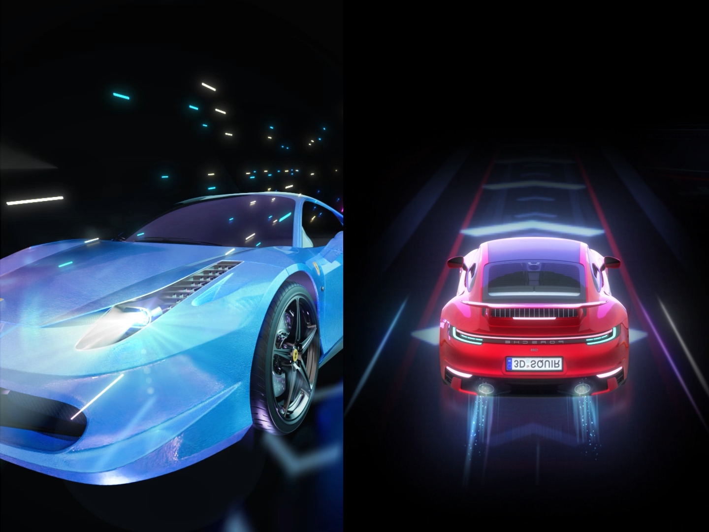 3D礼物特效——跑车_杨大侠法力无边-站酷ZCOOL