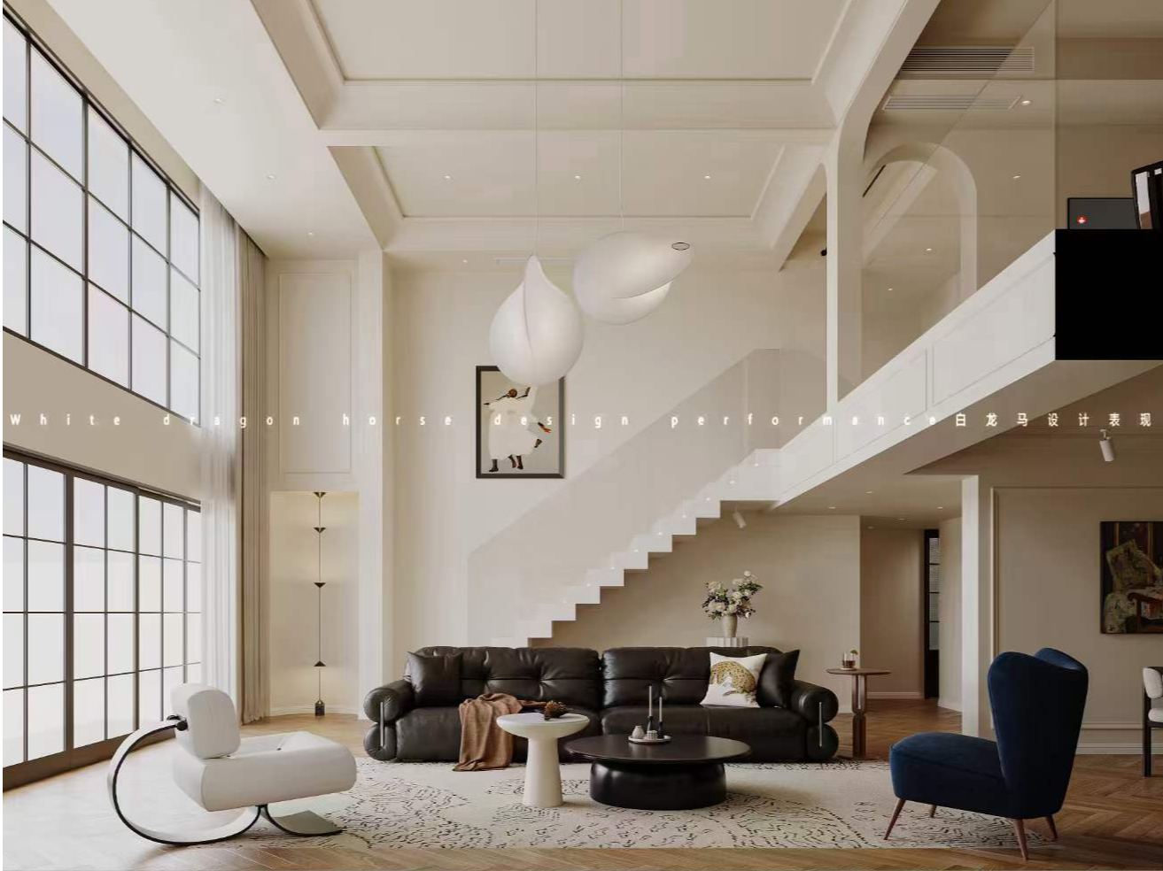 法式挑空别墅_笑笑13276535037-站酷ZCOOL