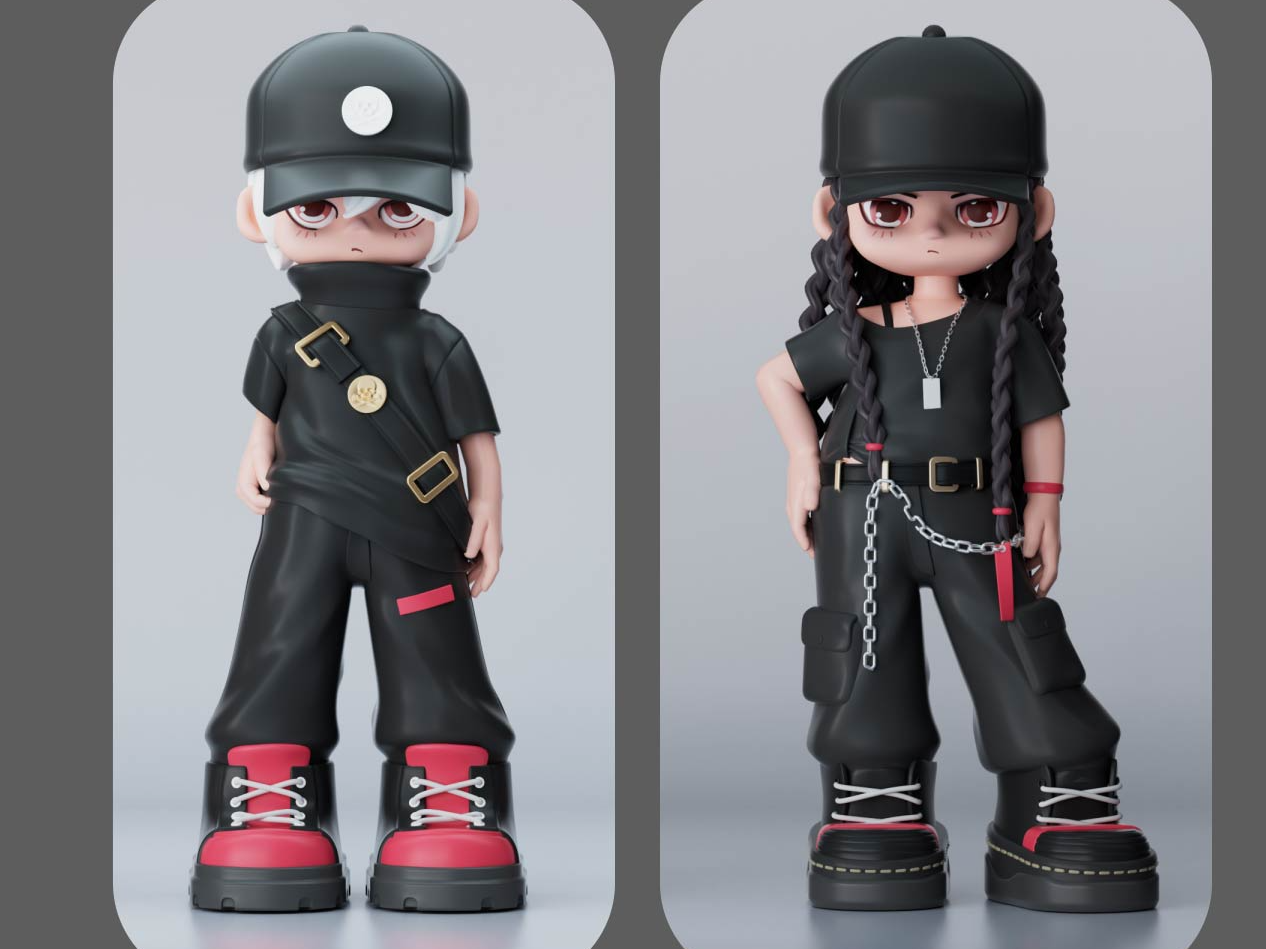 戴帽子的cool guys_来一杯龙井-站酷ZCOOL