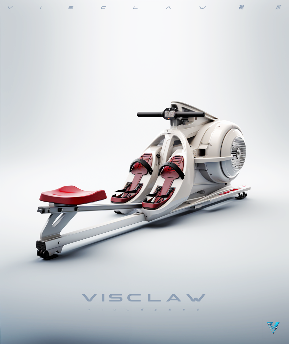 AI 创作_ 划船机 _ 宇航风格 _VC23-站酷ZCOOL