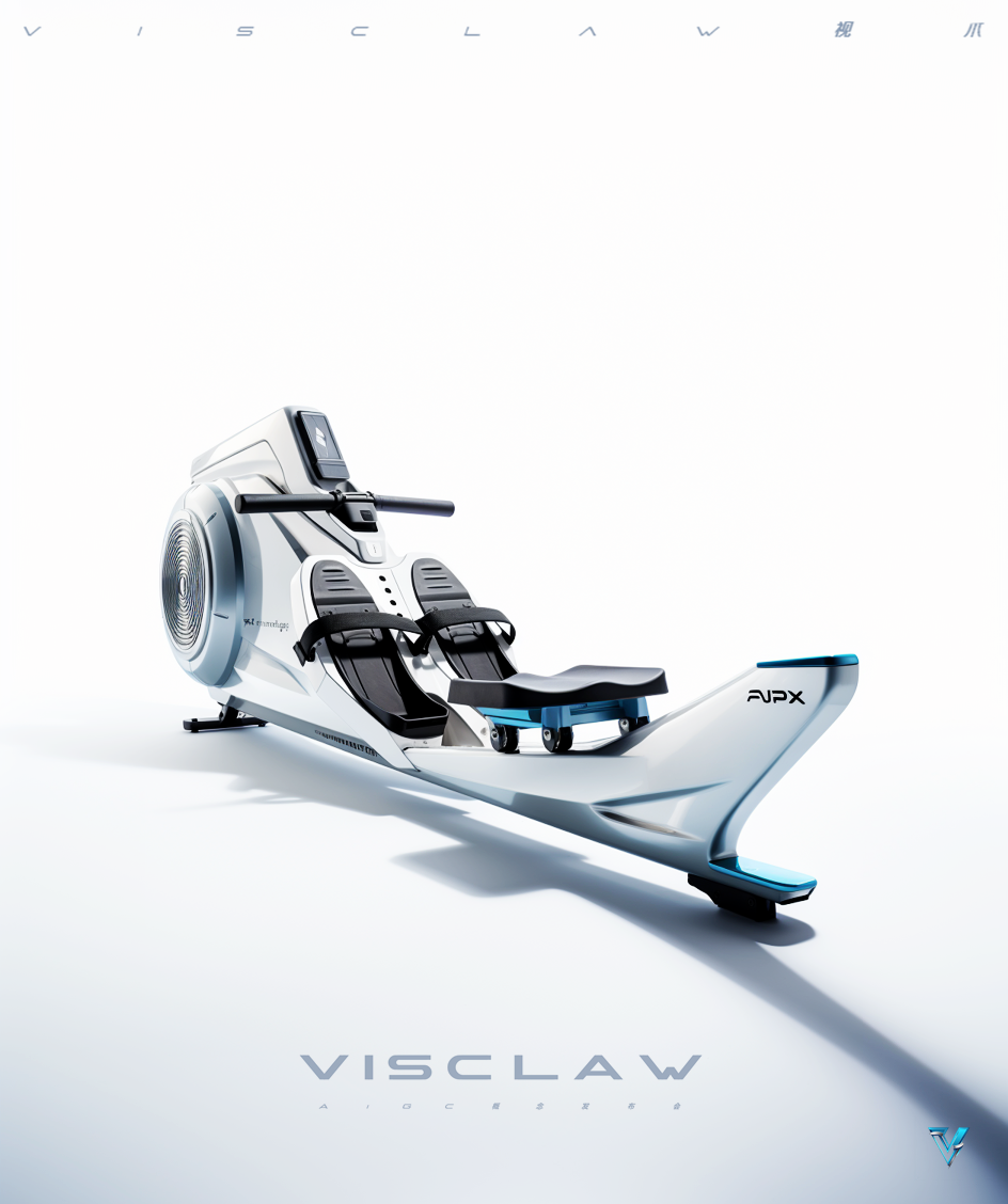 AI 创作_ 划船机 _ 宇航风格 _VC23-站酷ZCOOL