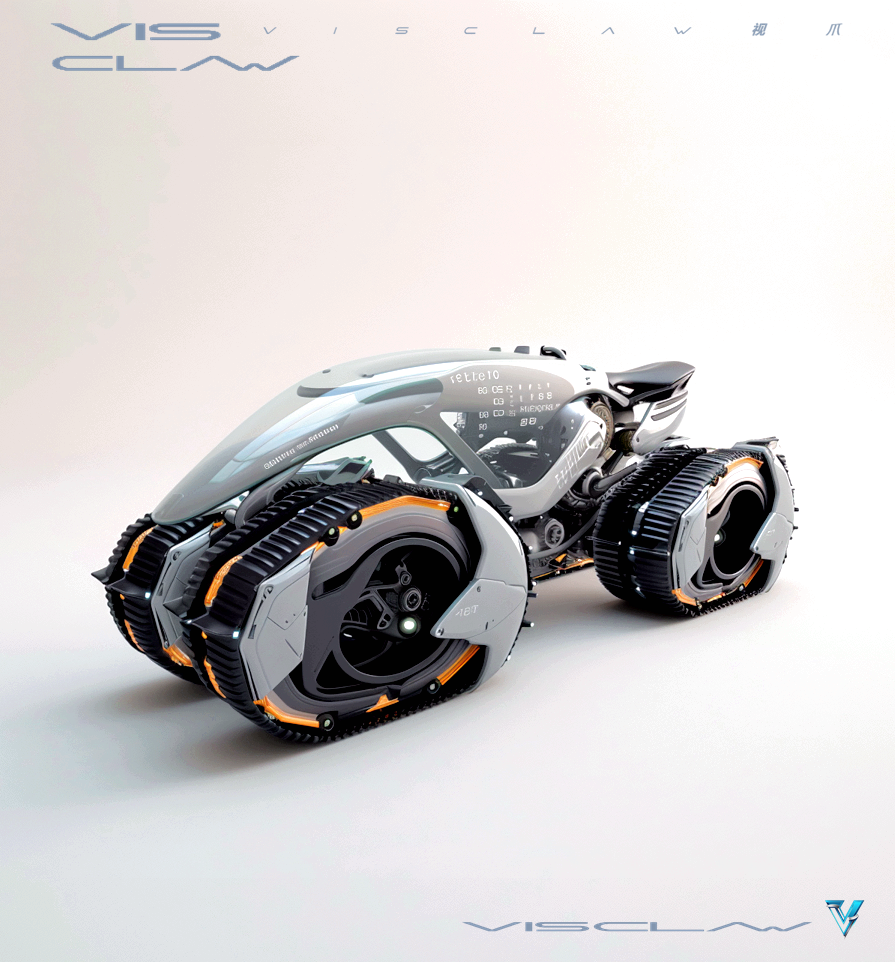 AI 创作_ 履带车 _ 全地形风格 _VC23-站酷ZCOOL