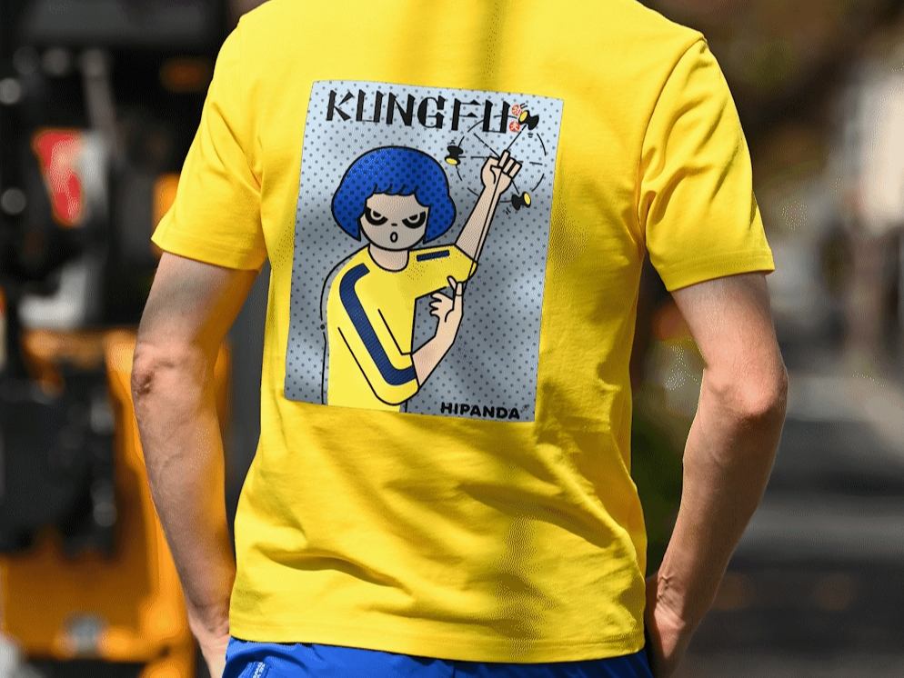 HIPANDA-李小龙T恤 2d动画展示_Mind_of_mine-站酷ZCOOL