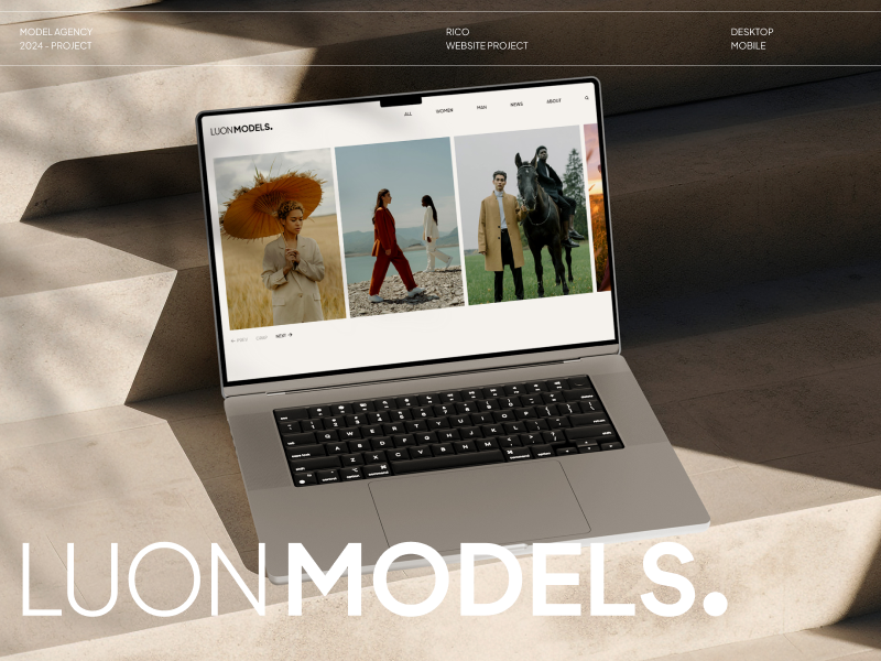 模特品牌官网 - Models Website_Rico的设计漫想-站酷ZCOOL