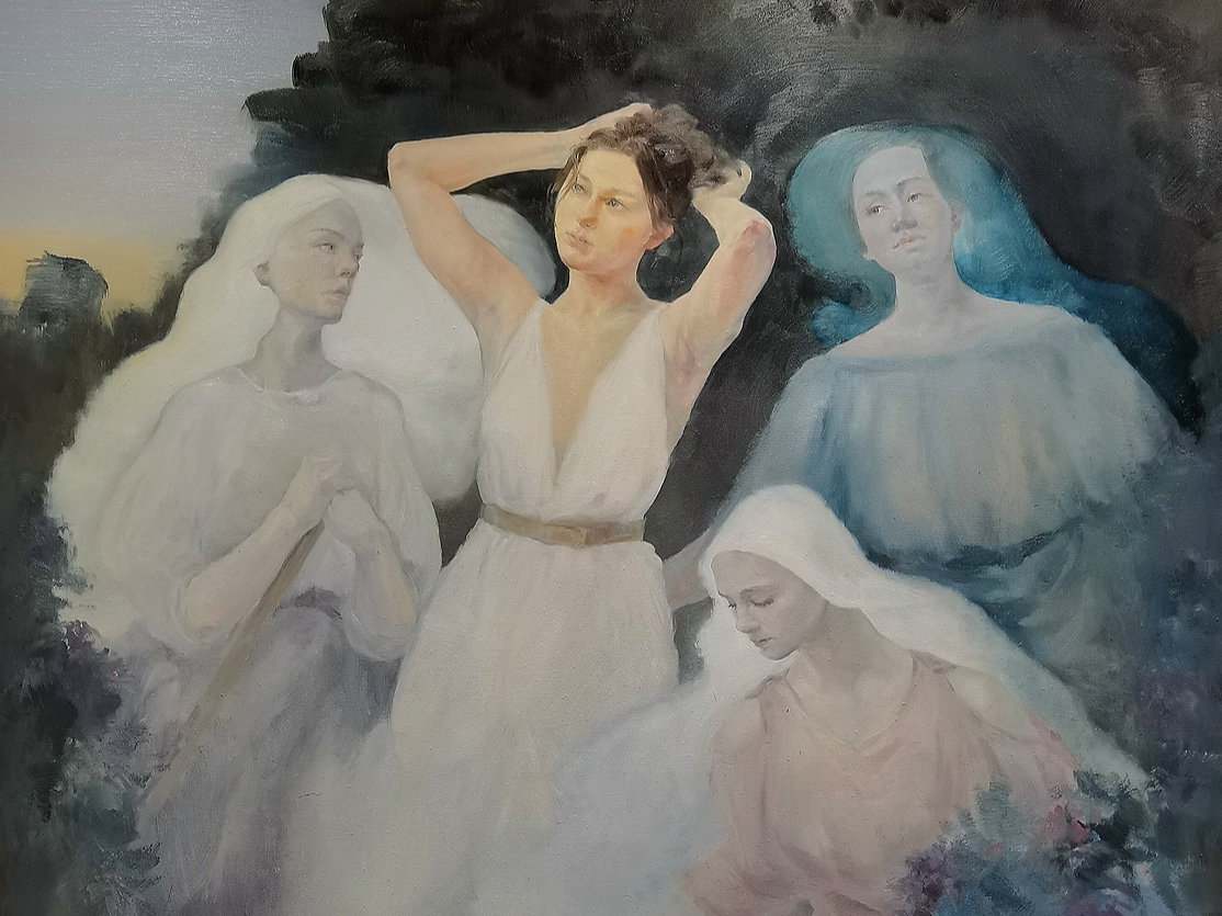 #2024青春答卷#摩伊拉与少女_苏州大学艺术学院-站酷ZCOOL