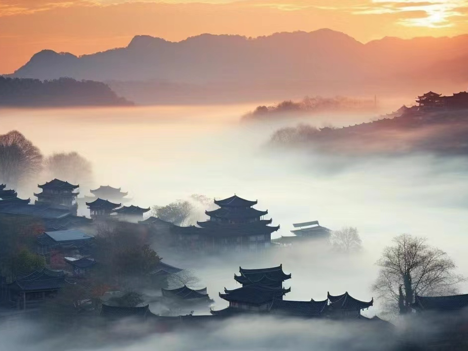 最美婺源（三折页）_JoN创客-站酷ZCOOL