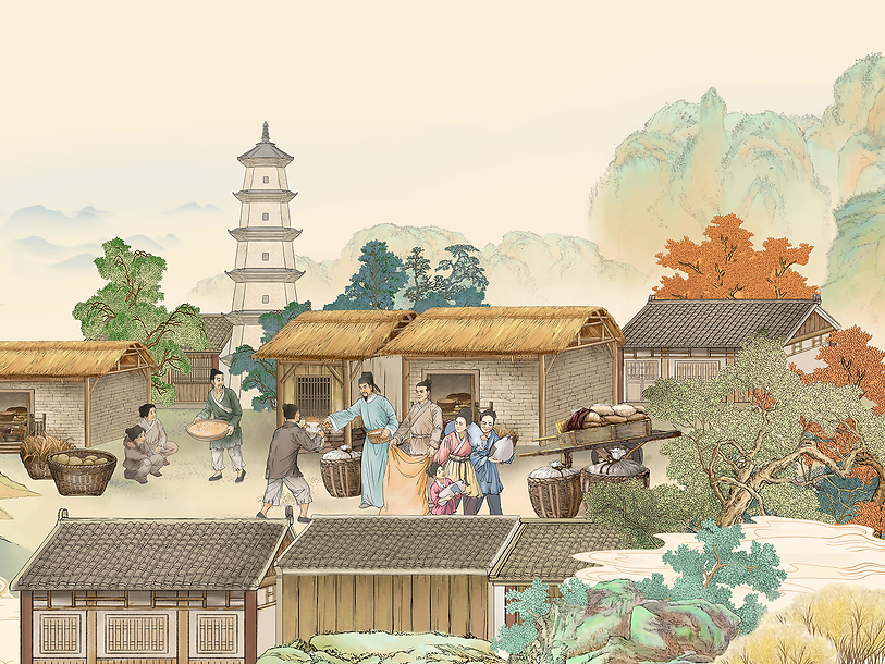 广东省非物质文化遗产馆层板画_卷Jan-站酷ZCOOL