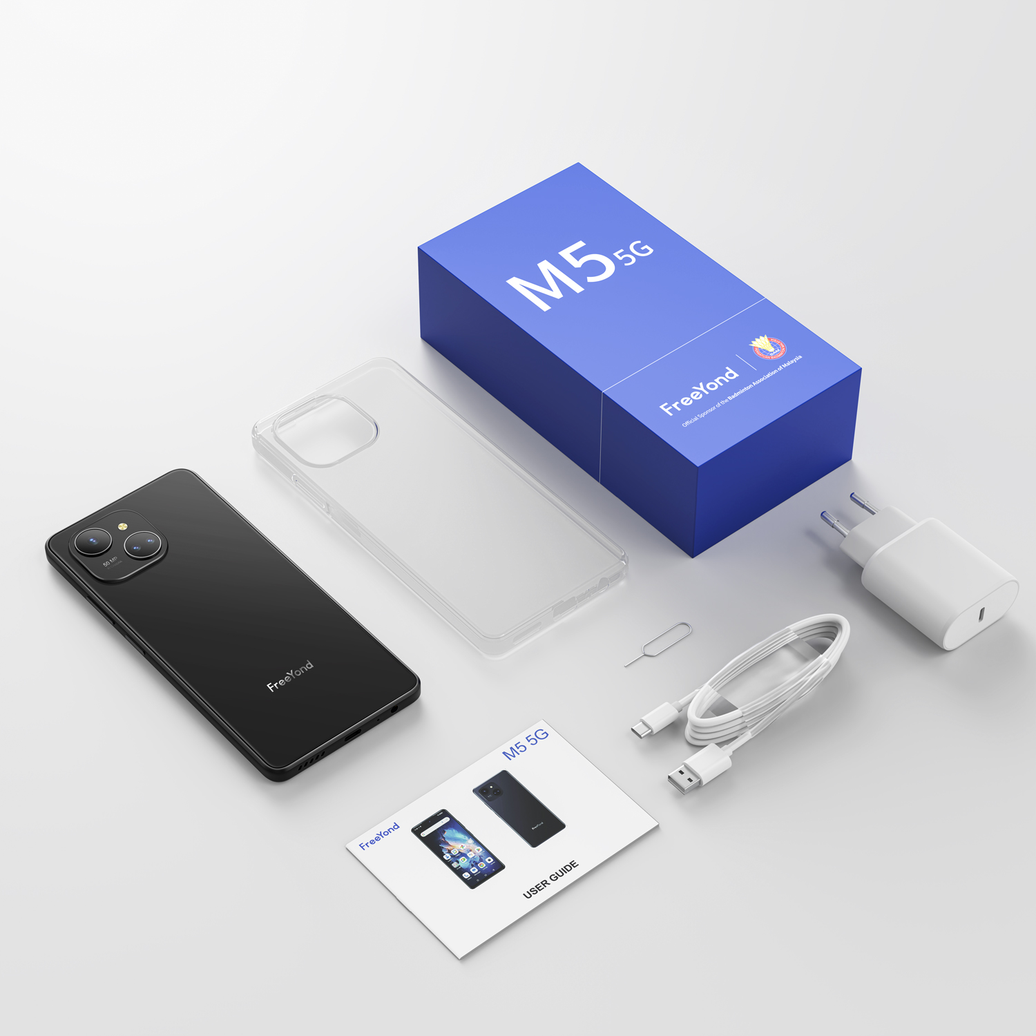 Freeyond M5 5G 手机渲染/详情页展示_Z871578813-站酷ZCOOL