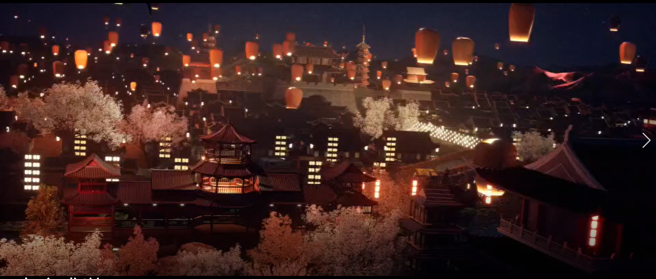 c4d+ue5:古风_Z779598067-站酷ZCOOL