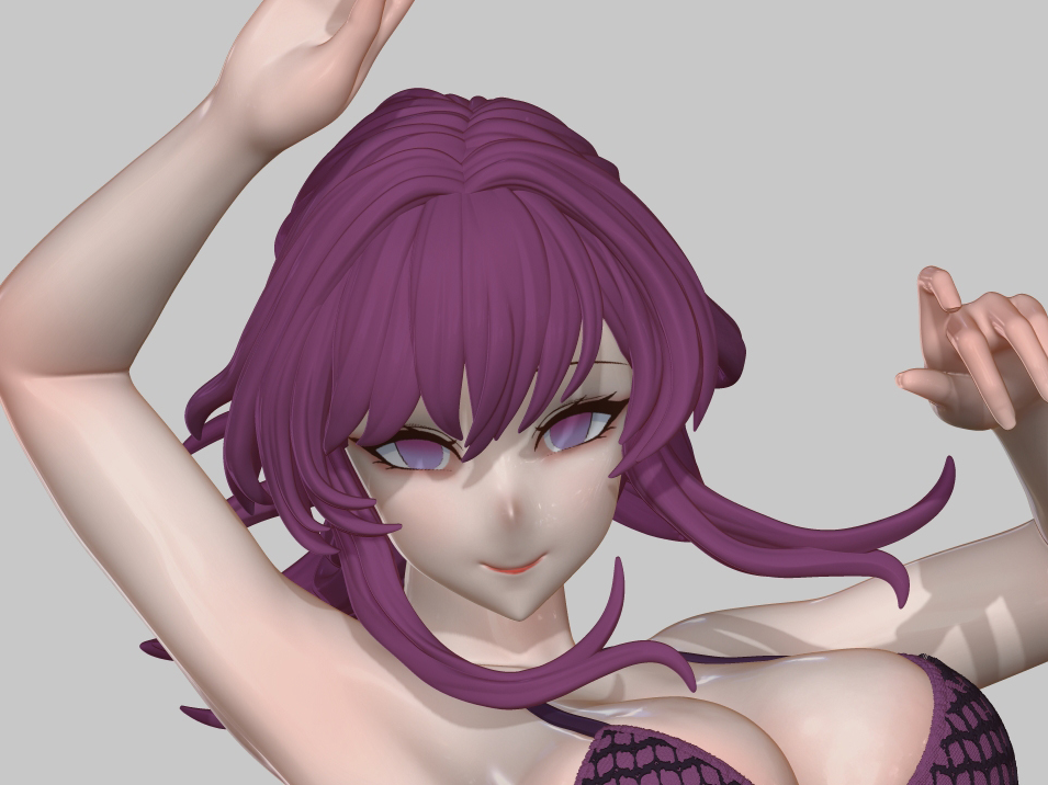 崩坏星穹铁道卡芙卡泳装手办3D打印建模涂装_我推谷多-站酷ZCOOL