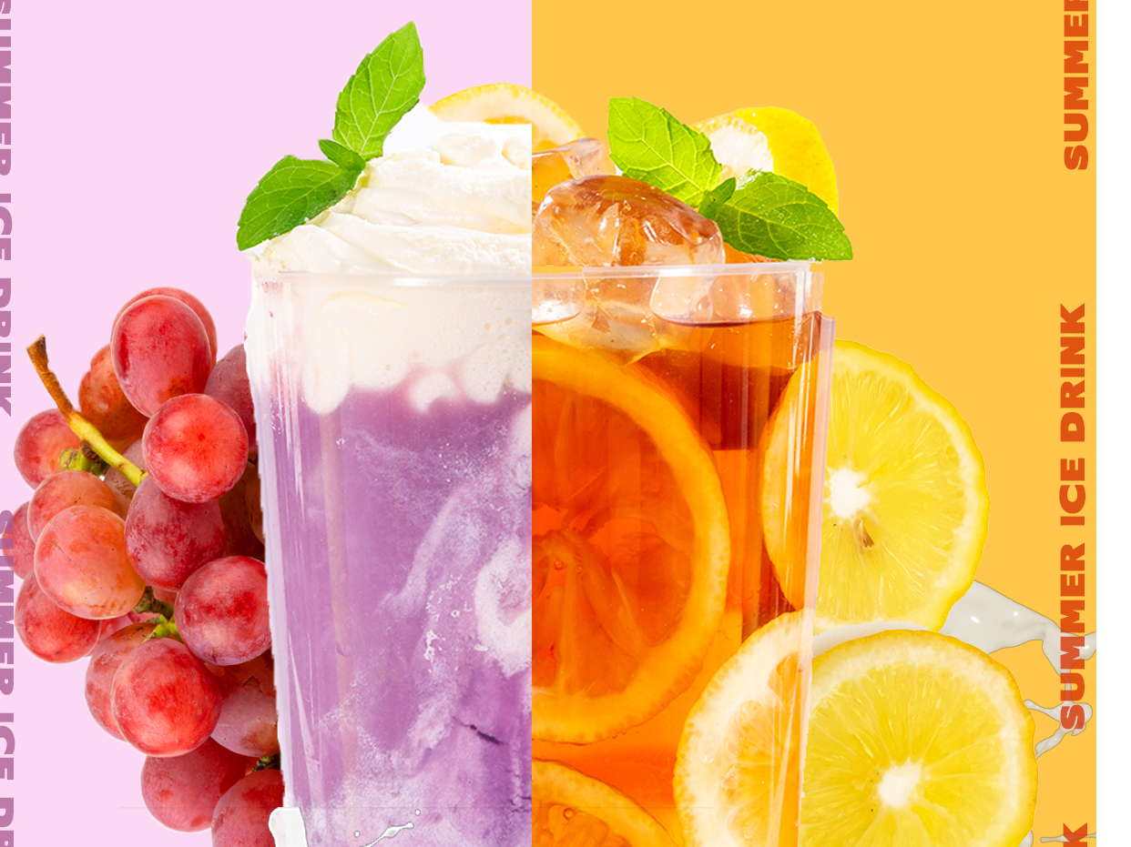 奶茶商业宣传海报_Grace姿-站酷ZCOOL