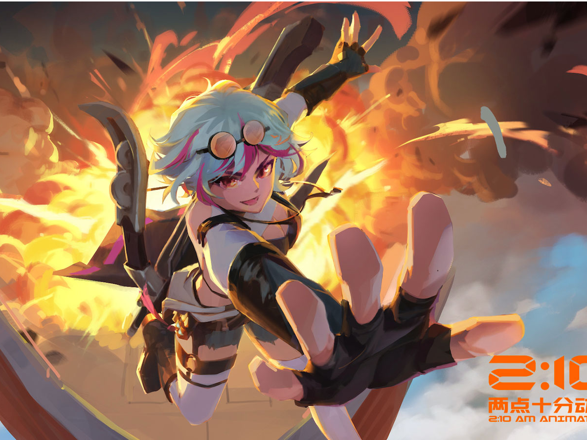 DNF新转职猎人形象CG｜三渲二角色展示剧情战斗动画_两点十分动漫-站酷ZCOOL