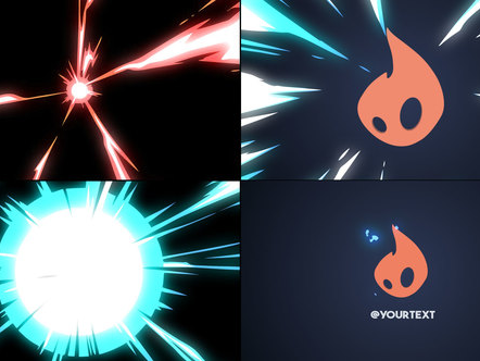 AE模板|2D卡通能源标志LOGO演绎儿童节目动画片头_猿文件网官方账号-站酷ZCOOL