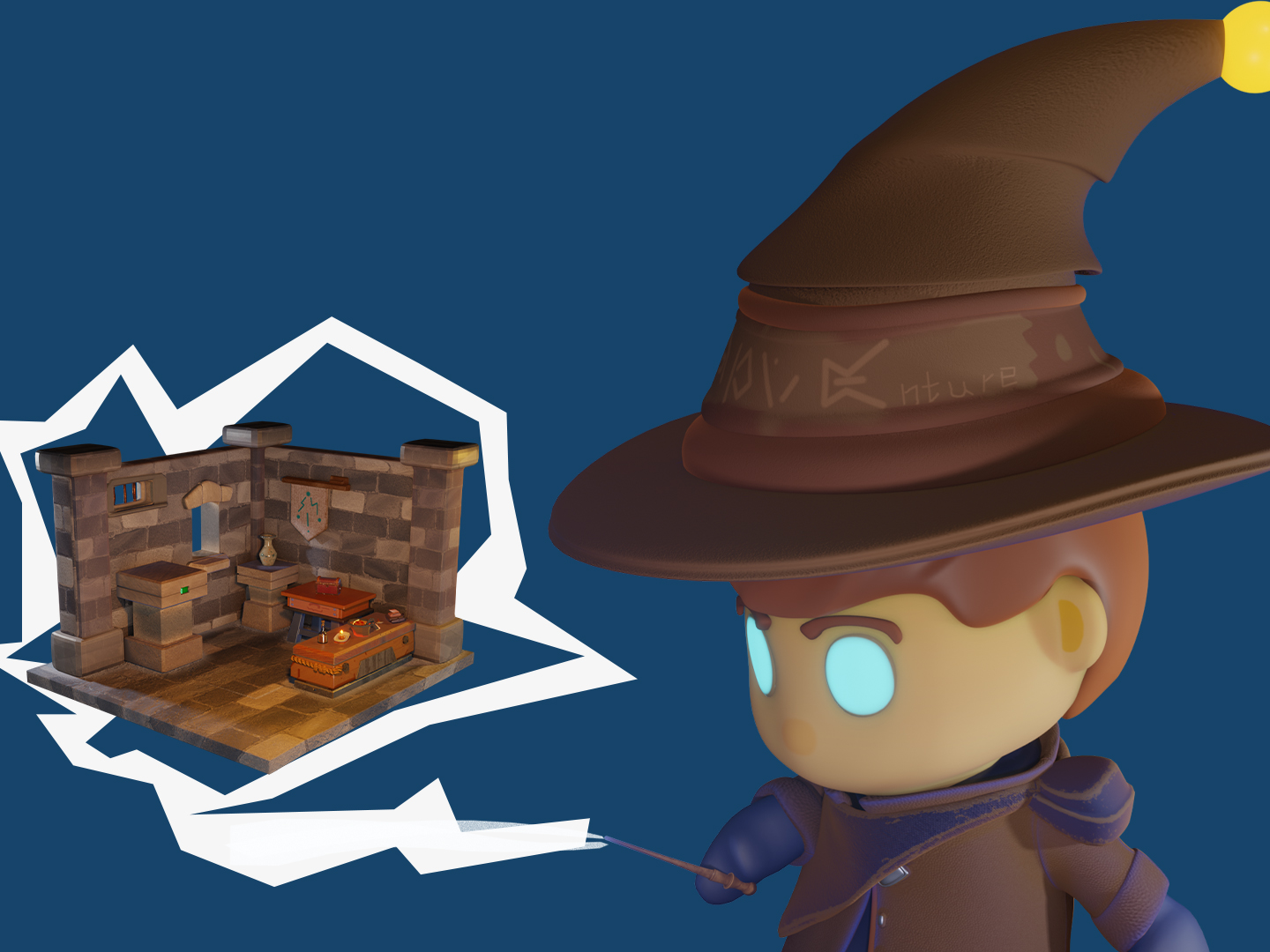 我有魔法的秘密/Blender_Visual_Lion-站酷ZCOOL