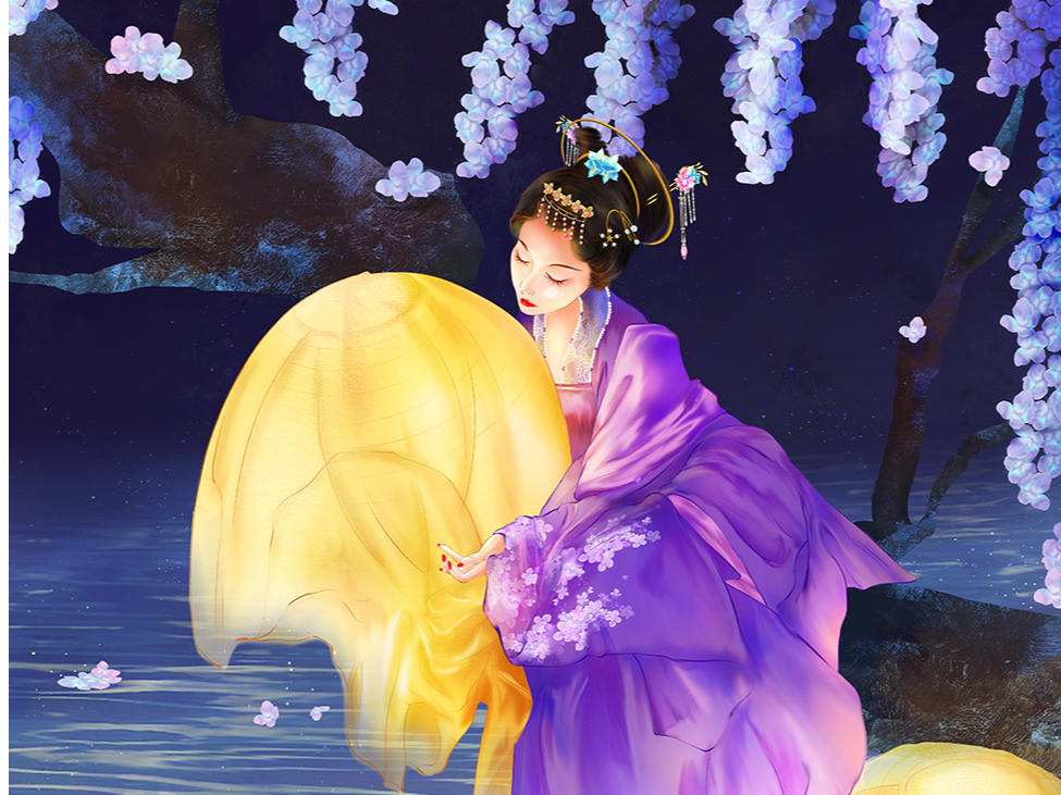 静美人~_言兮FANG-站酷ZCOOL