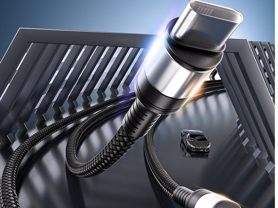 数据线三维海报建模渲染_茄子C4D-站酷ZCOOL