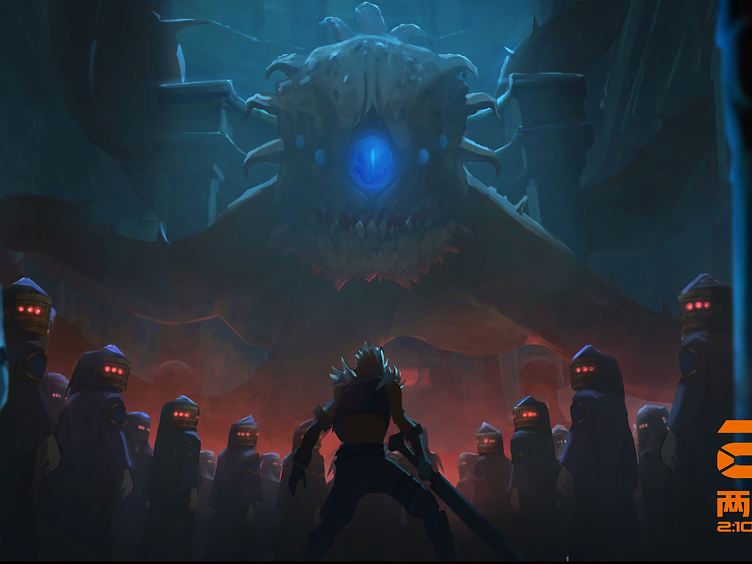 DNF手游团本CG「罗特斯」｜恐惧感大boss+风格化美术_两点十分动漫-站酷ZCOOL