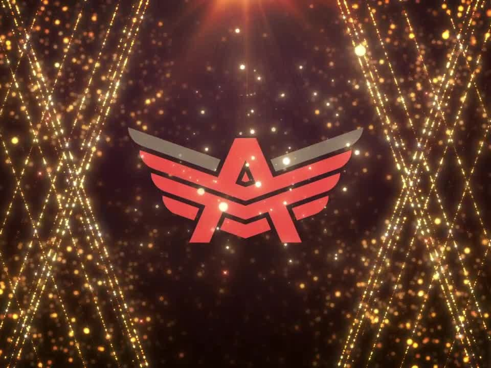 PR模板|明亮活力美观线条闪光粒子轨迹奢华标志LOGO_猿文件网官方账号-站酷ZCOOL