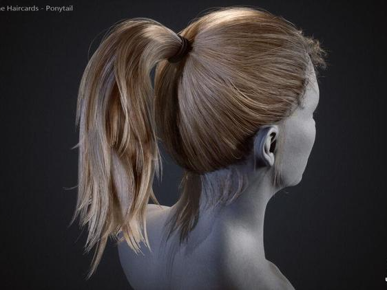 【毛发教程】使用 Maya、XGen 和虚幻引擎创建马尾辫发型_蓝海创意云渲染-站酷ZCOOL