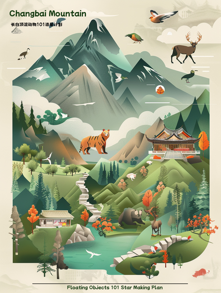 长白山之欢乐动物园_Z436793120-站酷ZCOOL