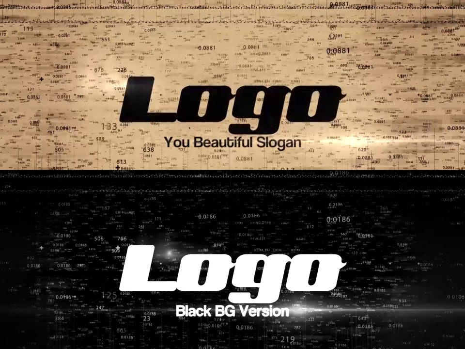 PR模板|高科技设计数字数据标识LOGO演绎品牌广告_猿文件网官方账号-站酷ZCOOL