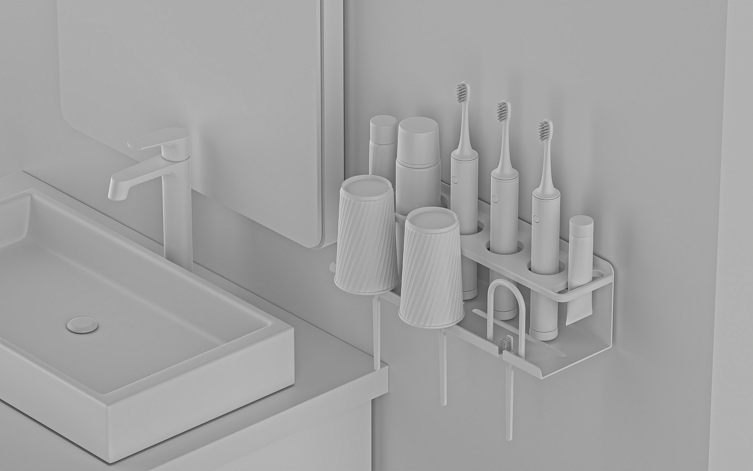 牙刷架单品详情视觉#聚创天成#_聚创天成_Dave-站酷ZCOOL