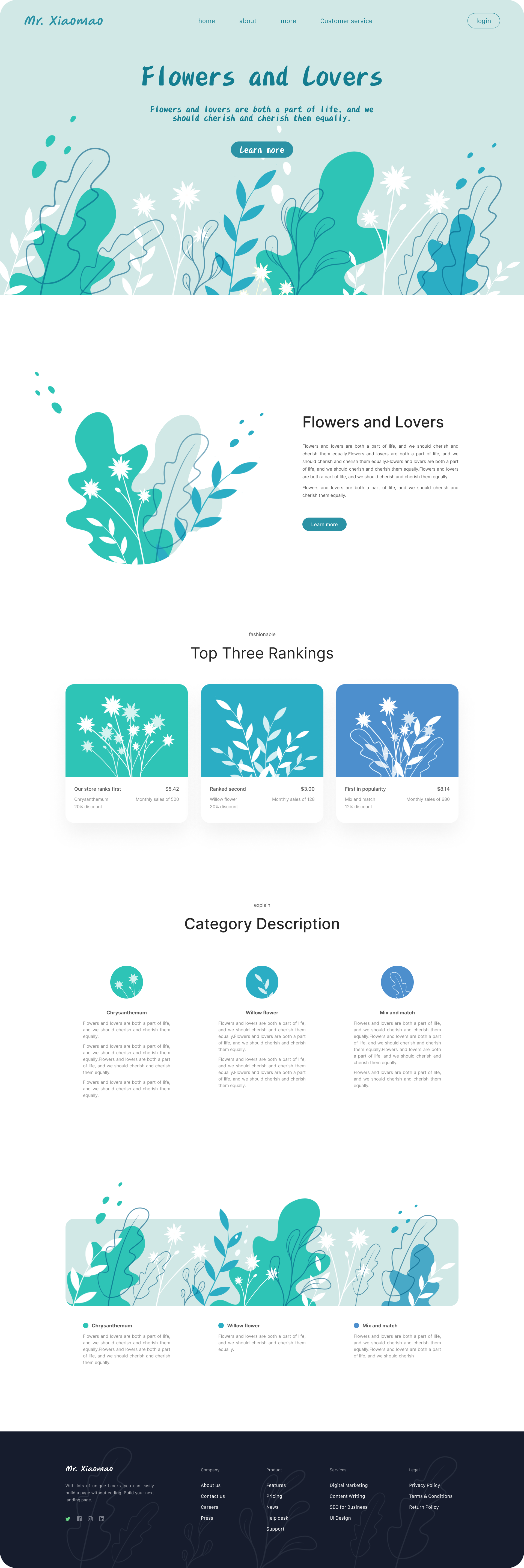 Flowers and Lovers_MrLiu小猫-站酷ZCOOL