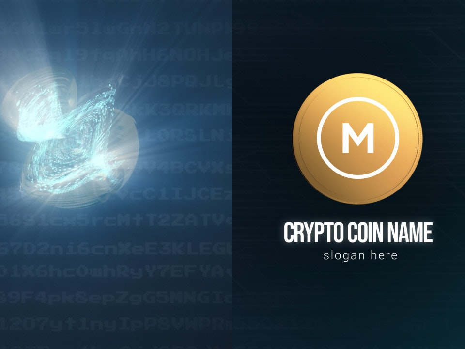 PR模板|活力创造性动画加密货币标志LOGO演绎开场_猿文件网官方账号-站酷ZCOOL