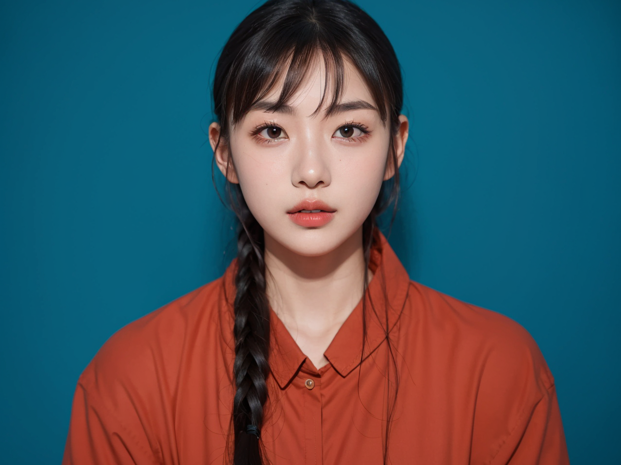 AI创作——女登记照_ViccLun-站酷ZCOOL