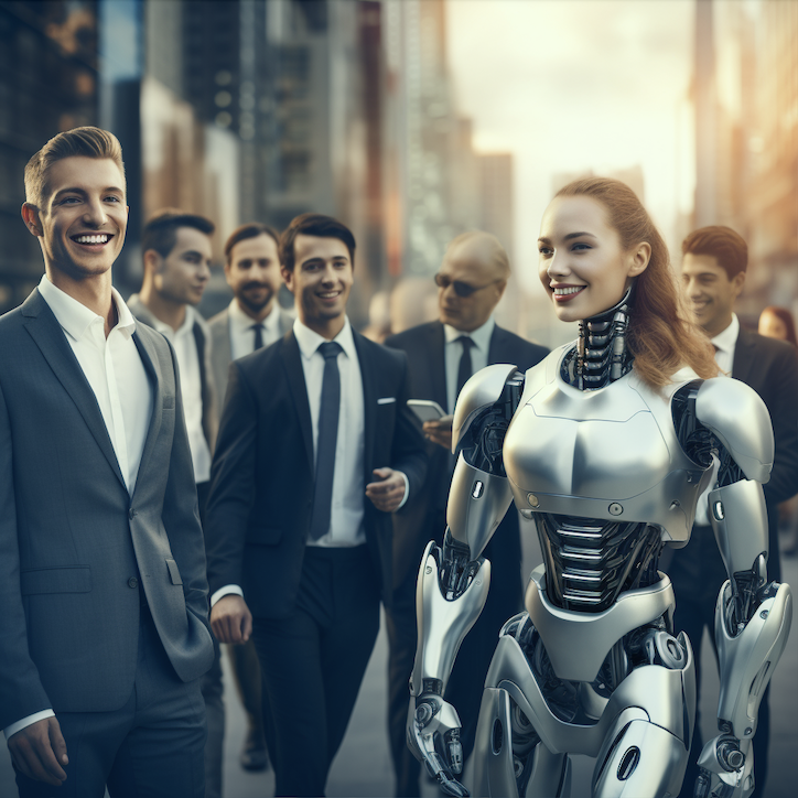 机器人与人类并肩工作_一直很好听-站酷ZCOOL