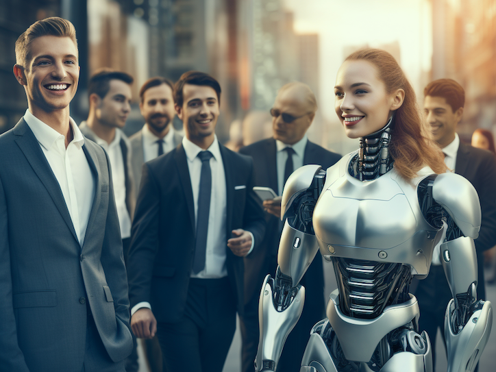 机器人与人类并肩工作_一直很好听-站酷ZCOOL