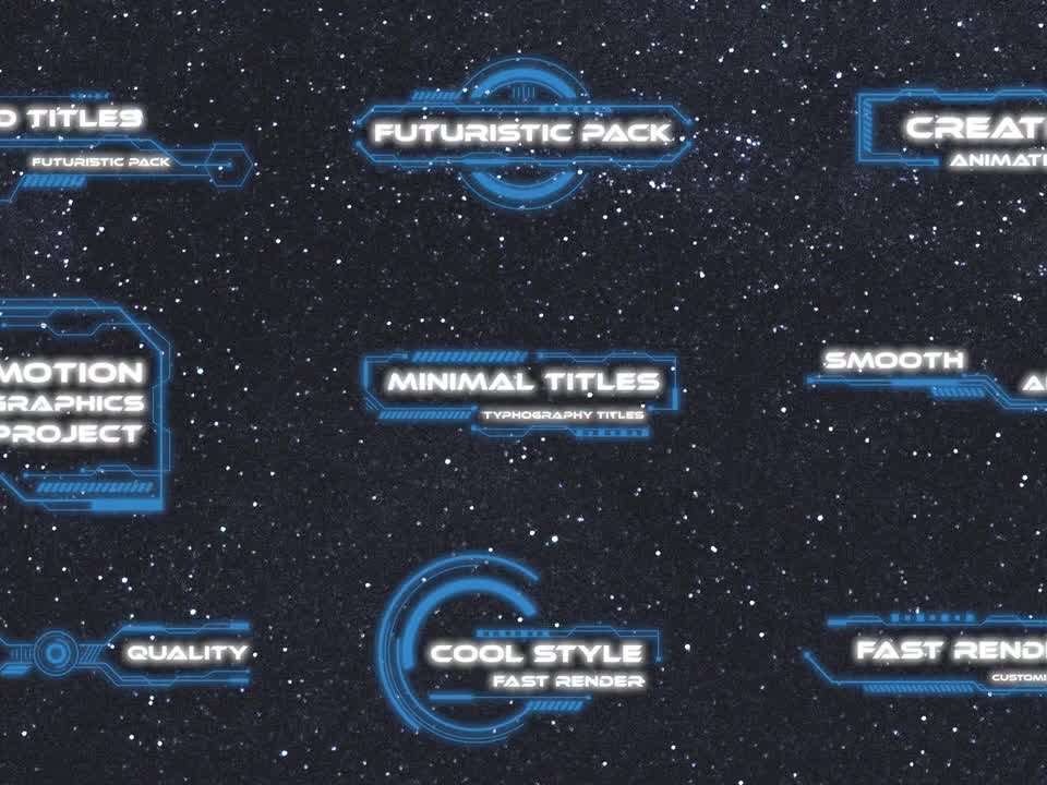 PR模板|独特性发光效果HUD标题展示公司电视节目宣传片_猿文件网官方账号-站酷ZCOOL