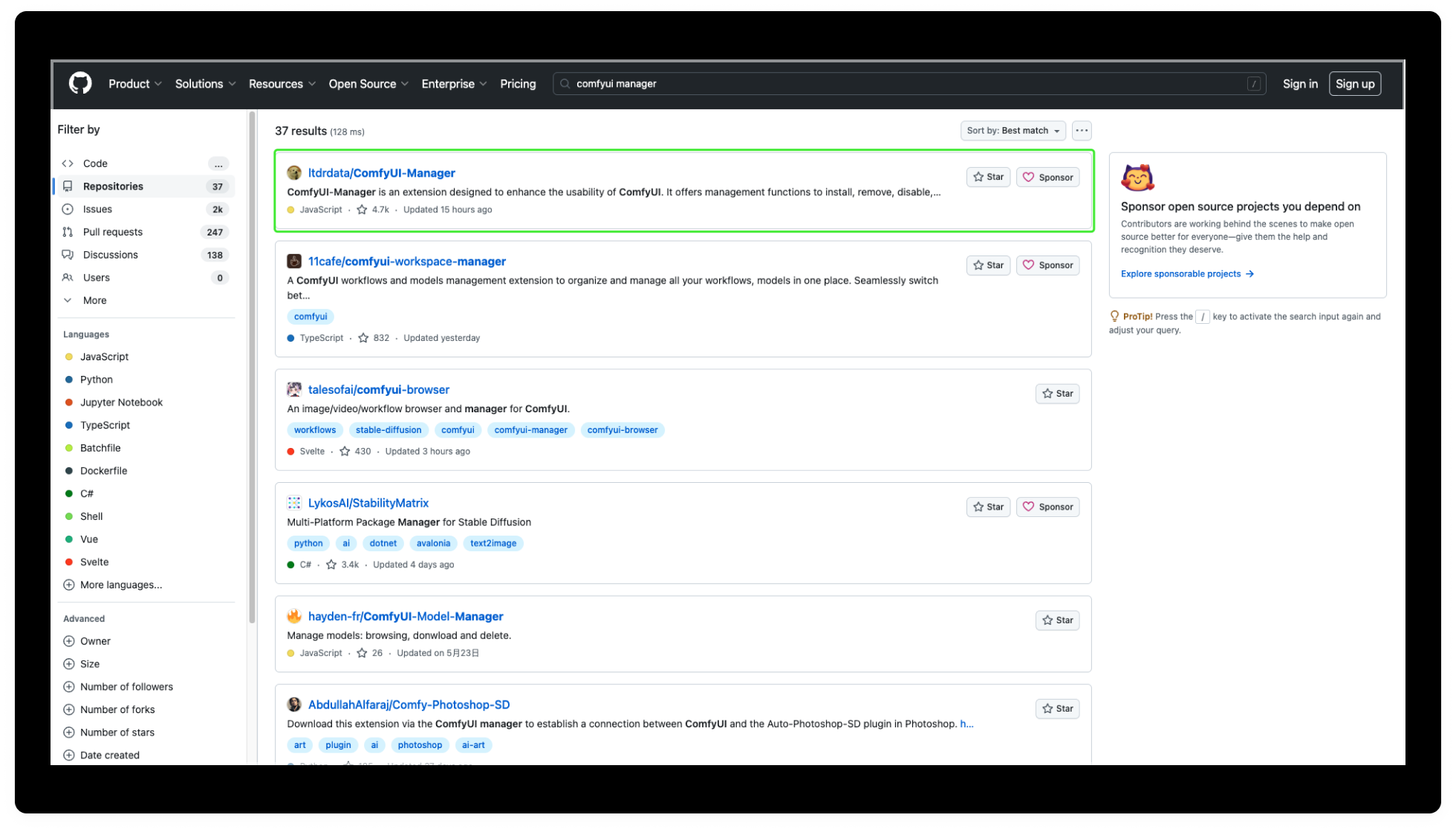 Comfyui超简单超详细安装+节点管理器+汉化（windows系统）_体验与思考-站酷ZCOOL