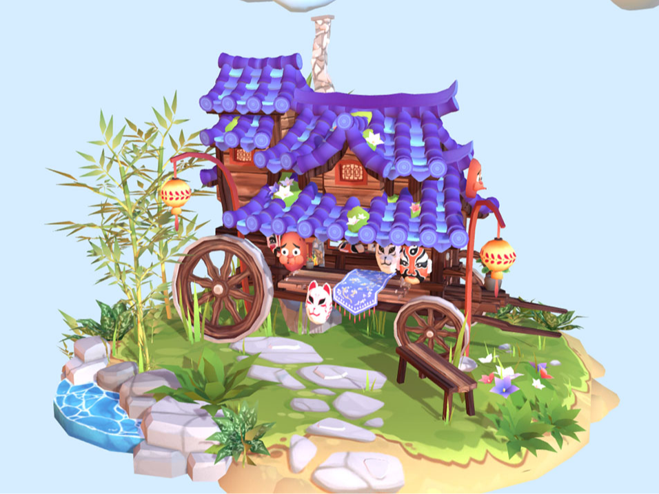 Maya-面具屋场景模型制作教程。maya建模基础教程_Alan安澜-站酷ZCOOL