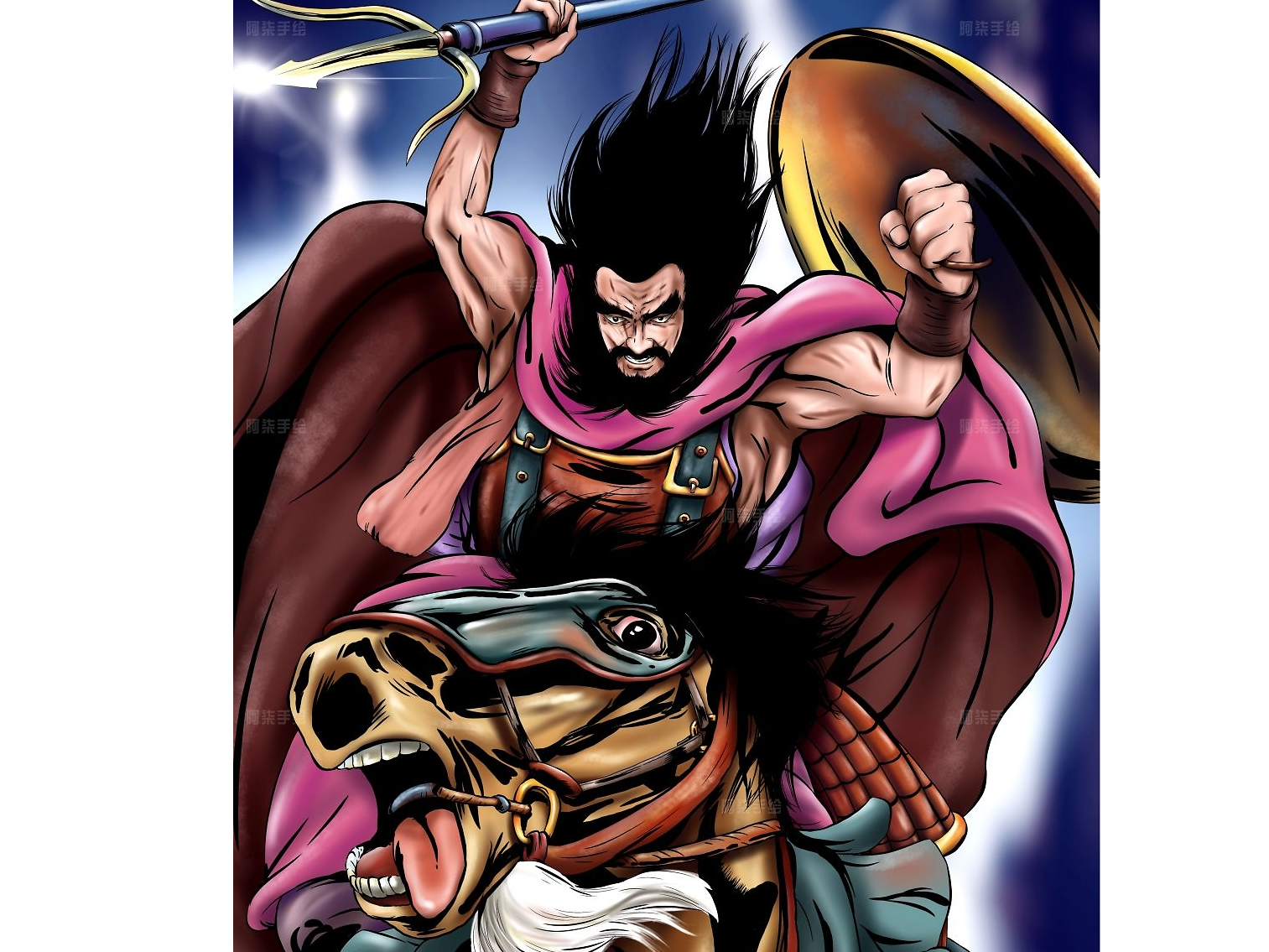 水浒传108将卡牌设计方案干脆面江东小浣熊卡牌插画_画师阿柒-站酷ZCOOL