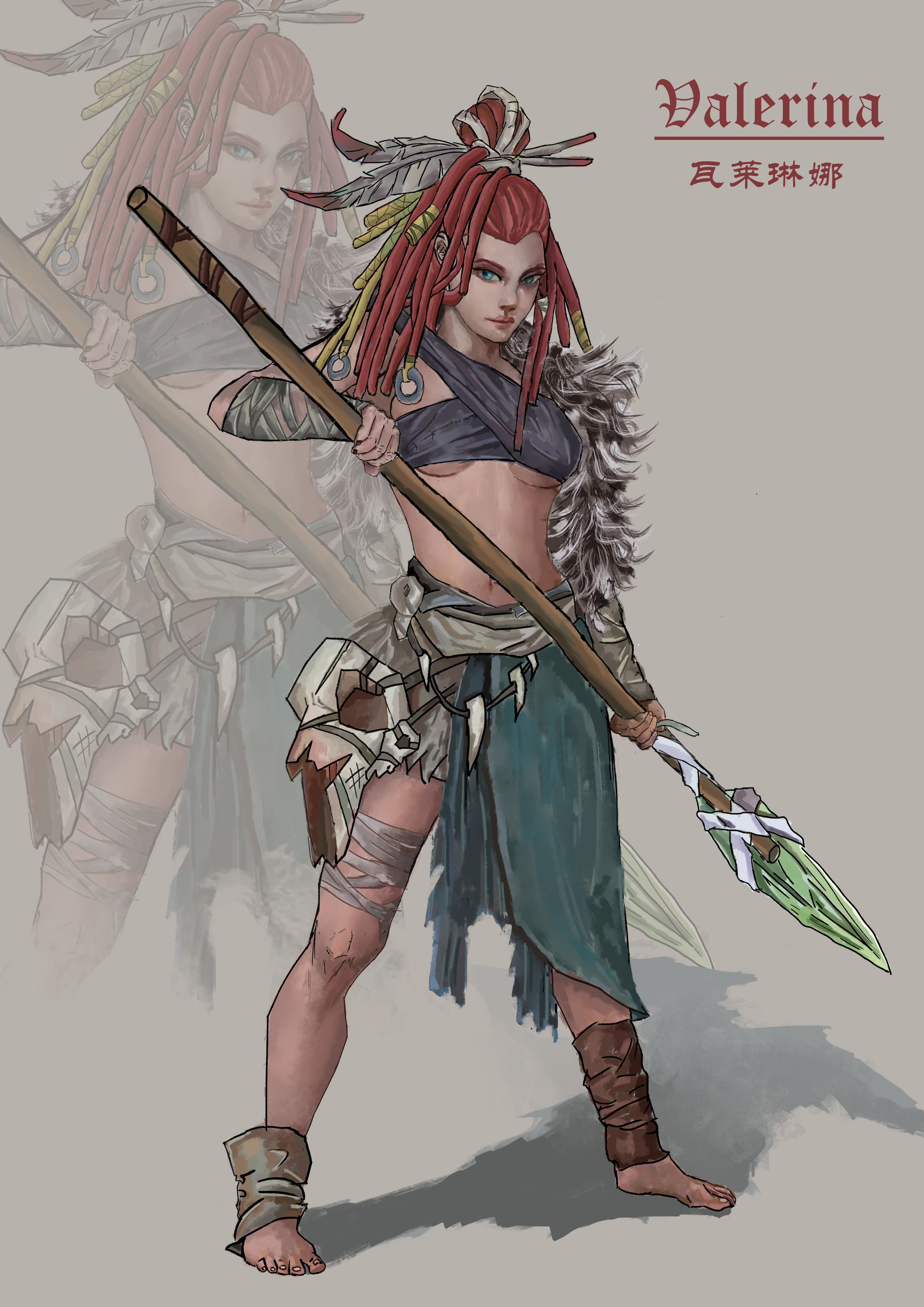 《瓦莱里奥》《瓦莱琳娜》_TaloarKun-站酷ZCOOL