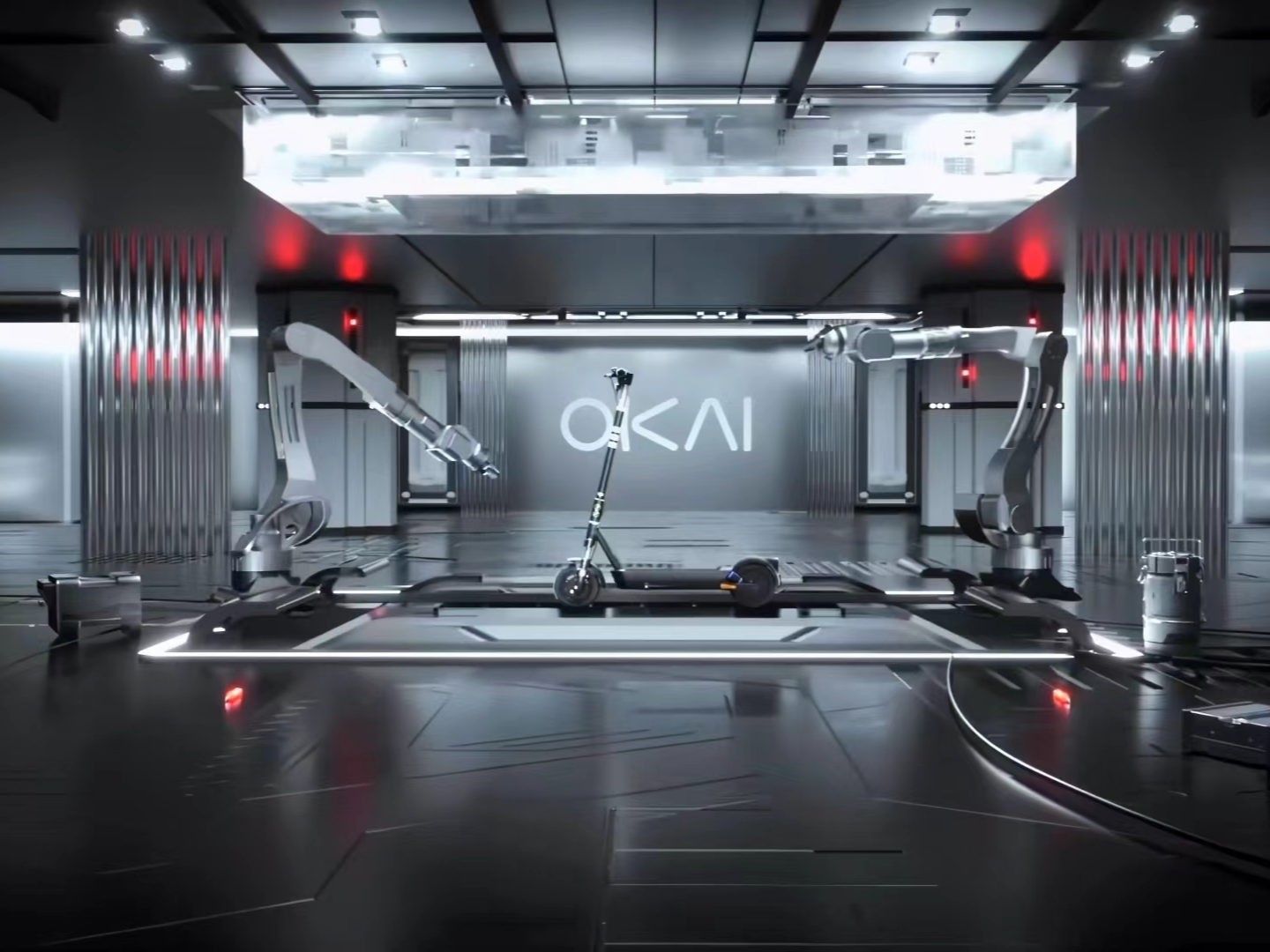 电动滑板车OKAI NEON ULTRA｜产品动画_有森a-站酷ZCOOL