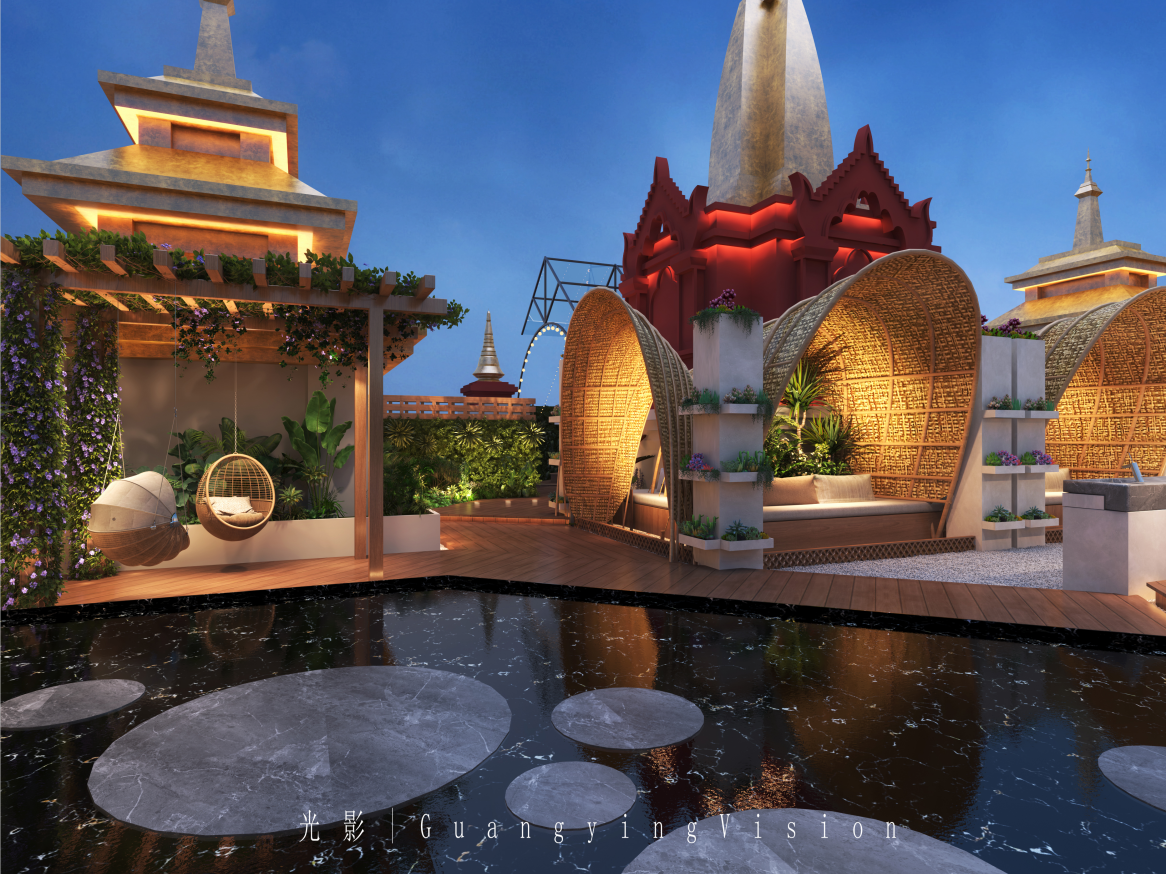 美美哒室外小花园_光影设计小宋-站酷ZCOOL